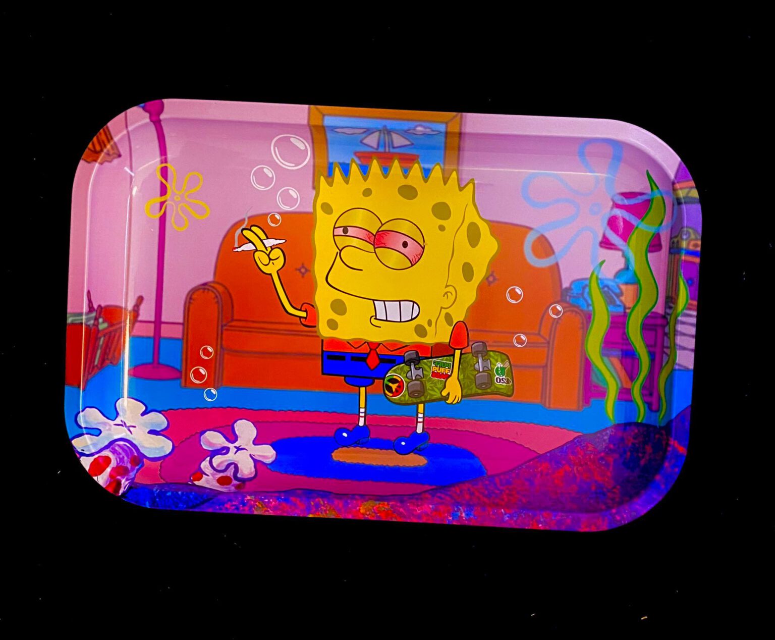 Sponge Bart Rolling Tray | www.Rauchwolke.com